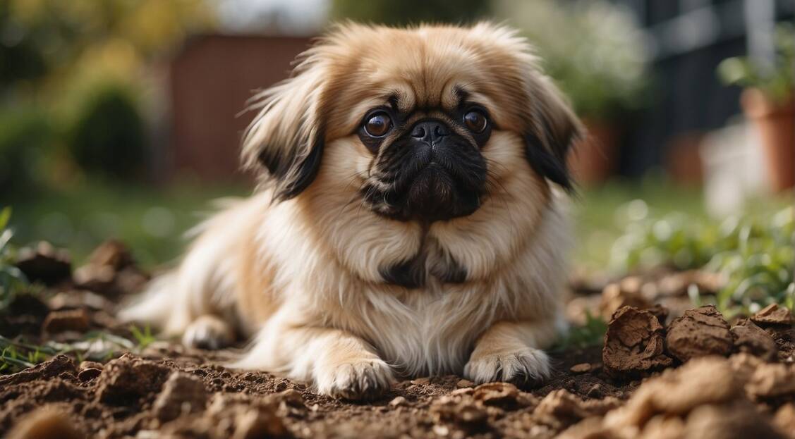 Pekingese Eating Poop - Pekingese Central